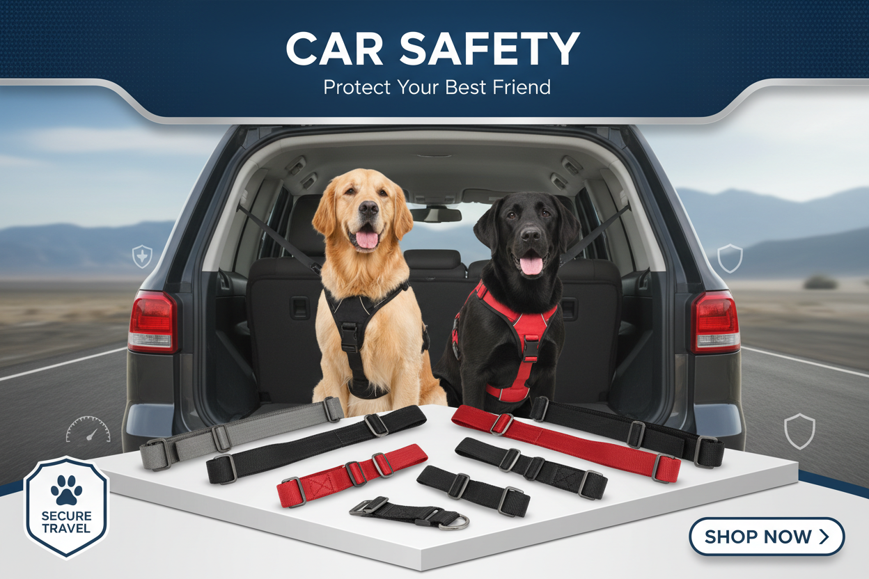Dog Car Safety - Seat Belts & Restraints for Pets | New Heights